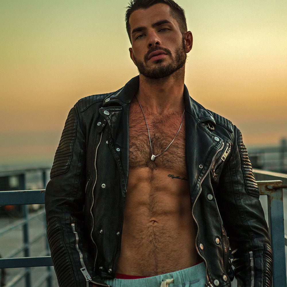 STERLING SILVER SCAPULAR NECKLACE by ANTHONY PECORARO – SEVEN50